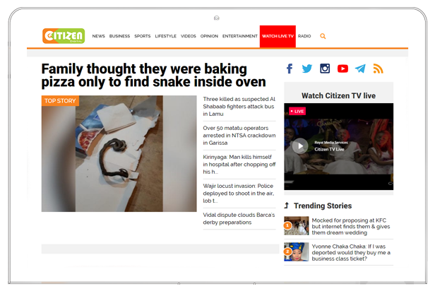 Citizen Tv Live Today Citizen TV Kenya Live Stream